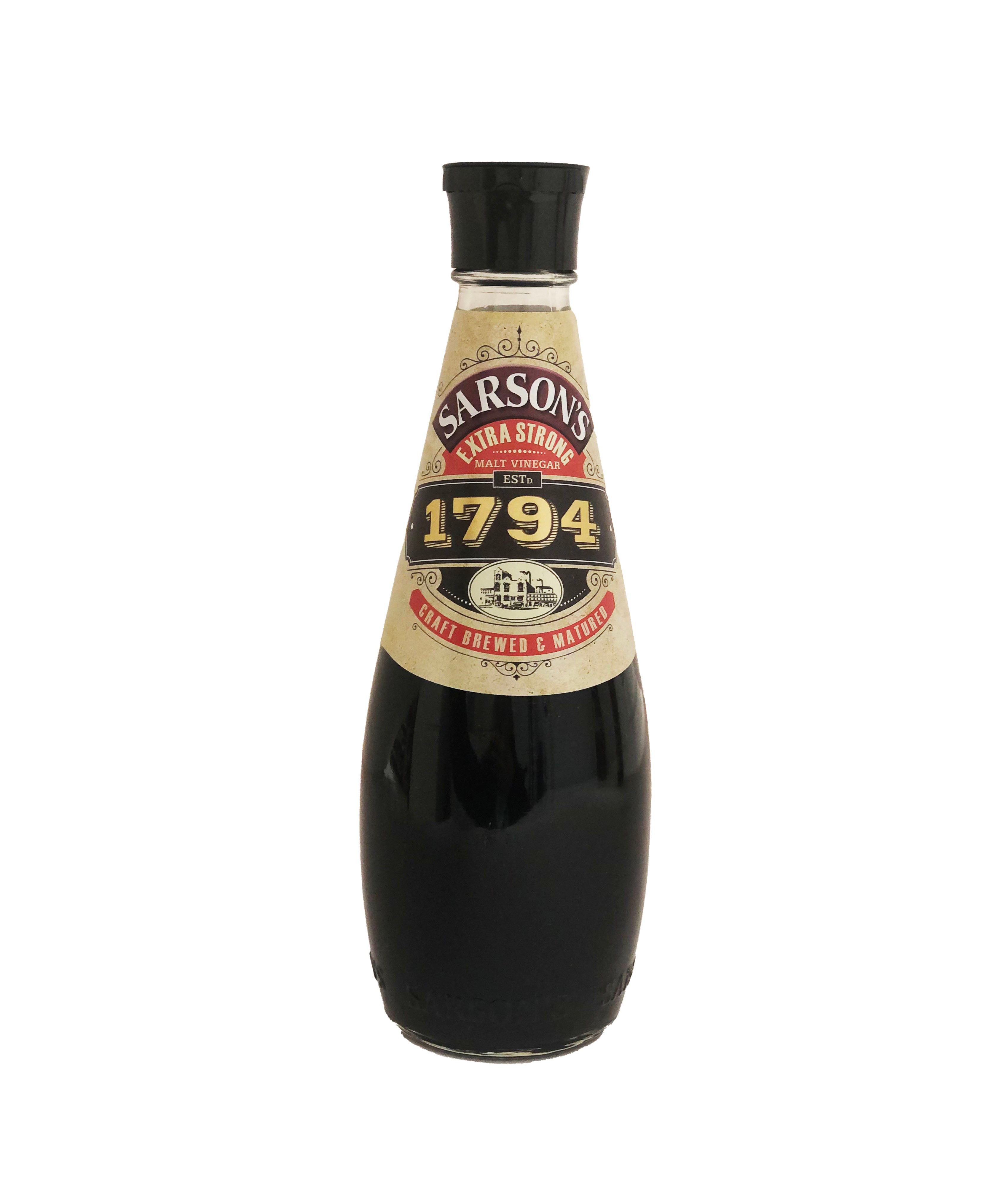 Sarson's- Extra Strong Malt Vinegar- Shaker Bottle 250ml | British ...