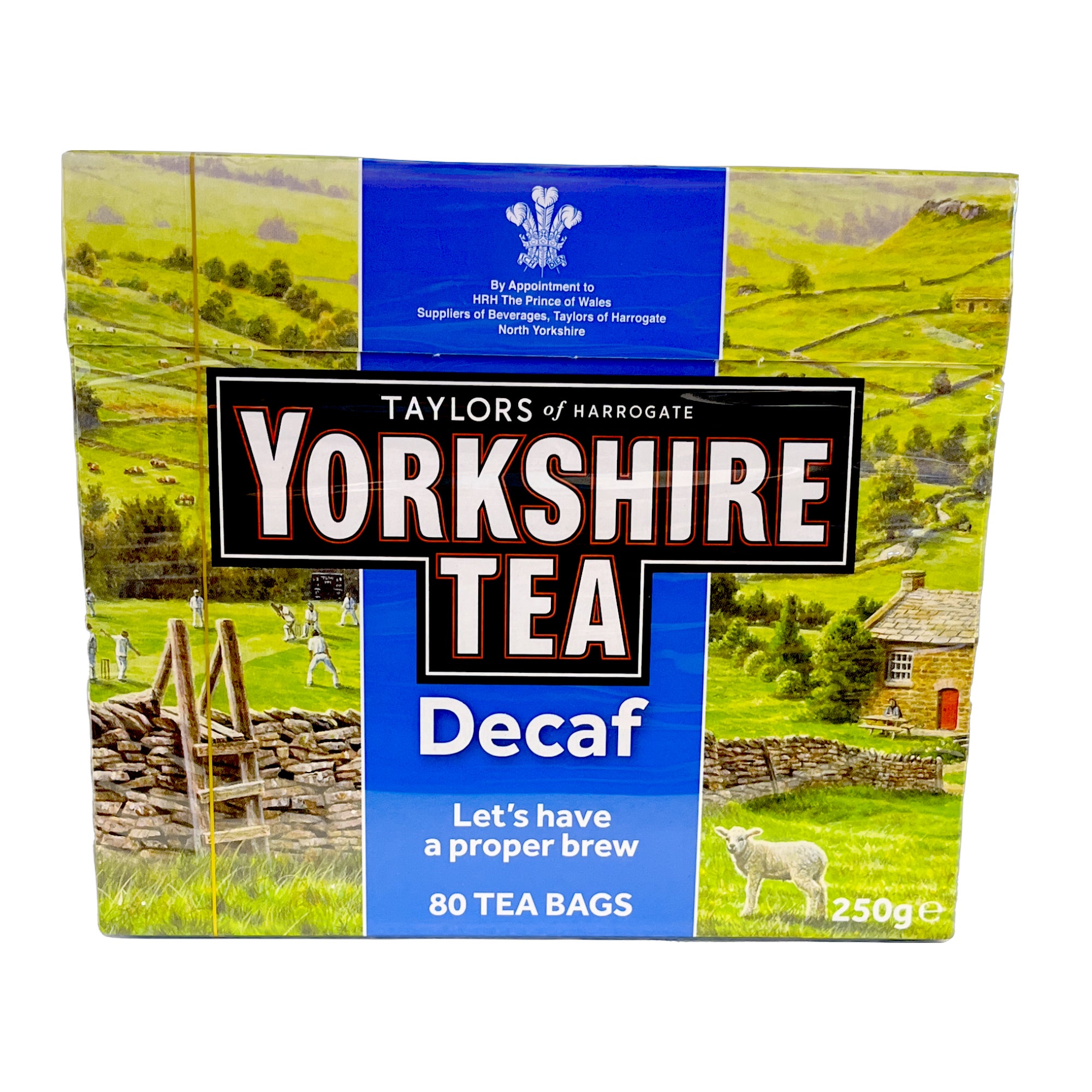 Yorkshire- Decaf- 80 Tea Bags .55lbs | British Depot Main Site