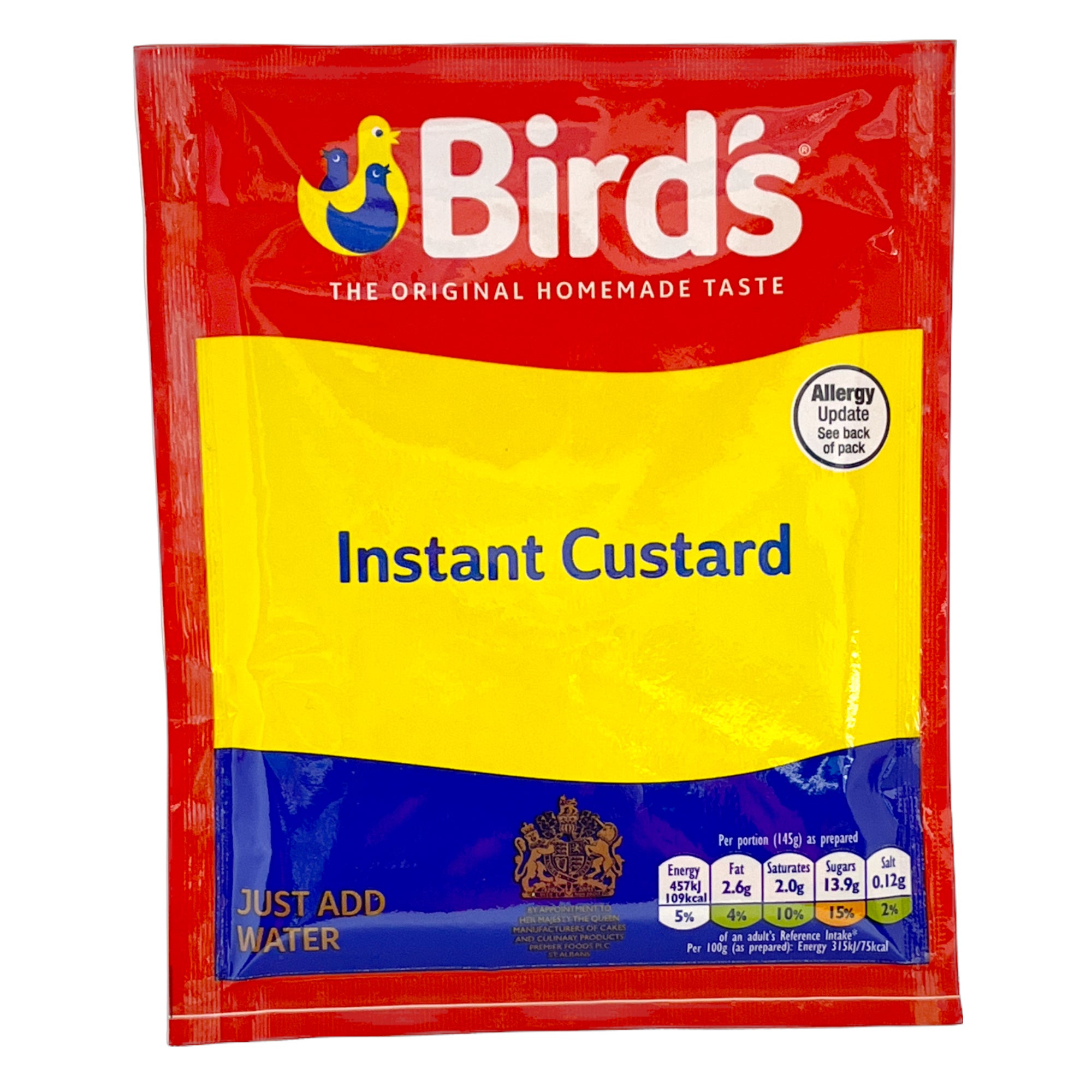 Birds Instant Custard Sachet 75g | Holiday: Easter Site