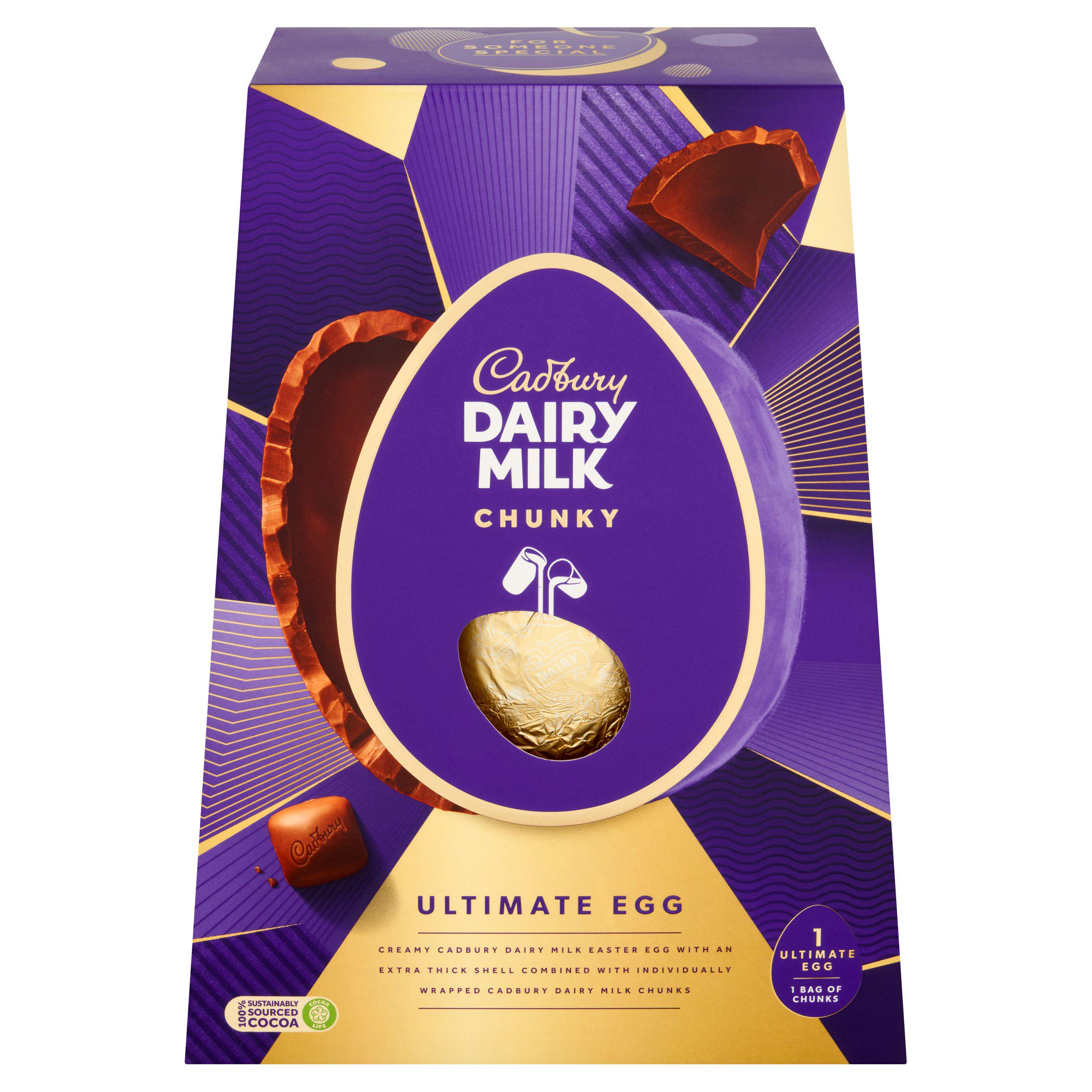 Dairy Milk Chunky Ultimate Egg Cadbury 400g | British Depot Main Site