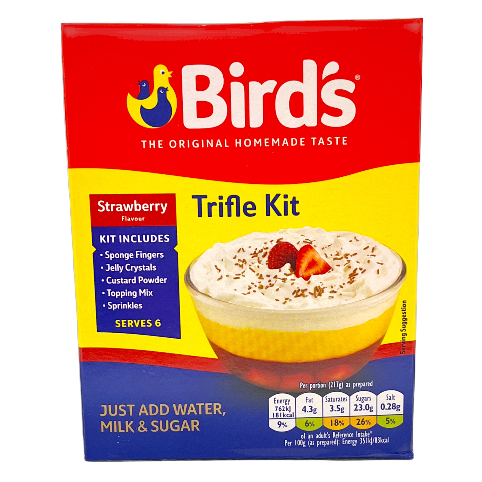Birds Strawberry Trifle Kit .31lbs | British Depot Main Site