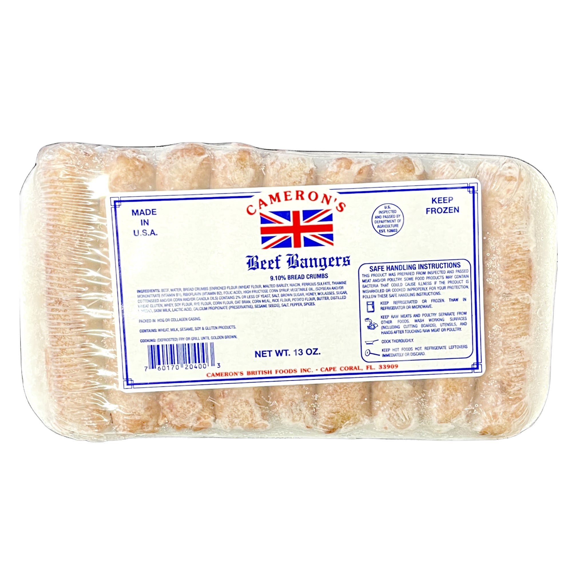Cameron's: Beef Bangers | British Depot Main Site