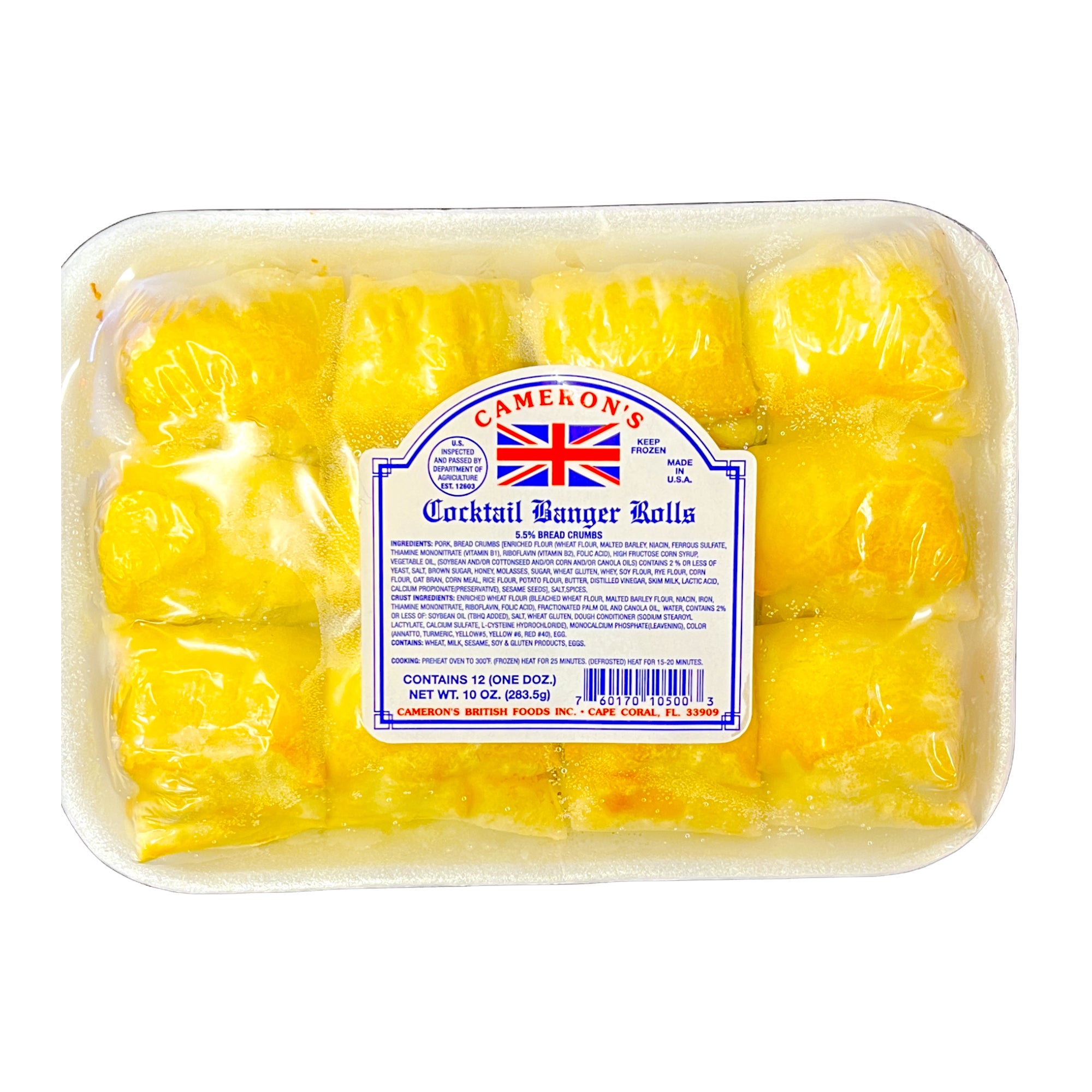 Cameron's: Cocktail Banger Rolls 12-pack 12oz | British Depot Lake ...