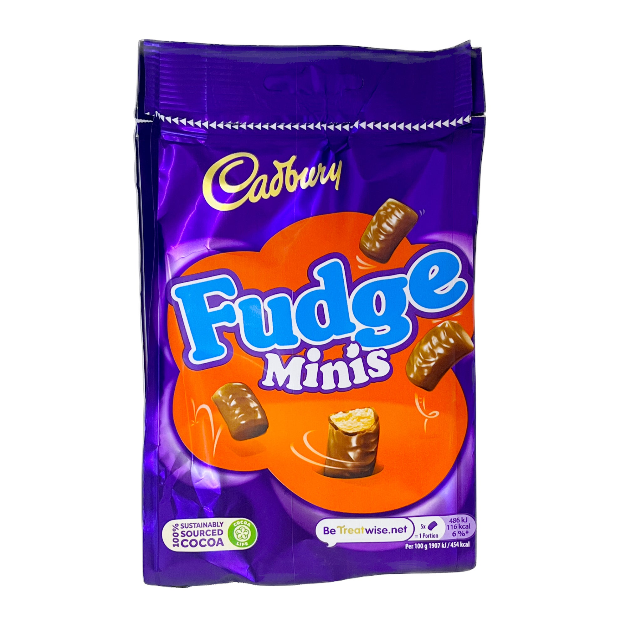 Cadbury Fudge Minis Bag 120g | British Depot Lake Worth Florida